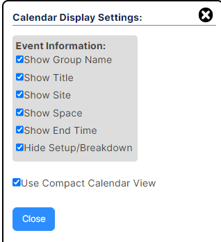 Viewing the Calendar – ML Schedules