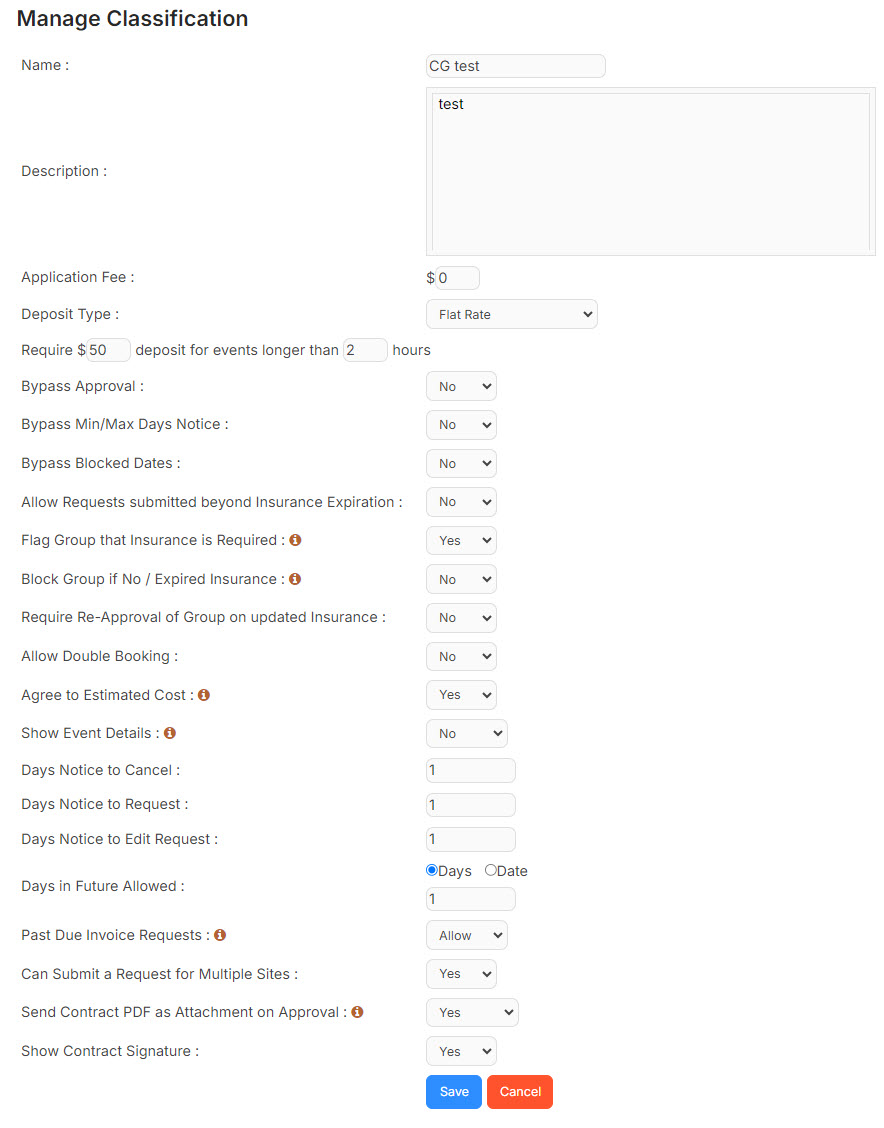Classifications Overview – ML Schedules